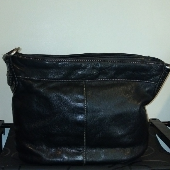 croft & barrow | Bags | Croft Barrow Black Leather Shoulder Bagpurse ...